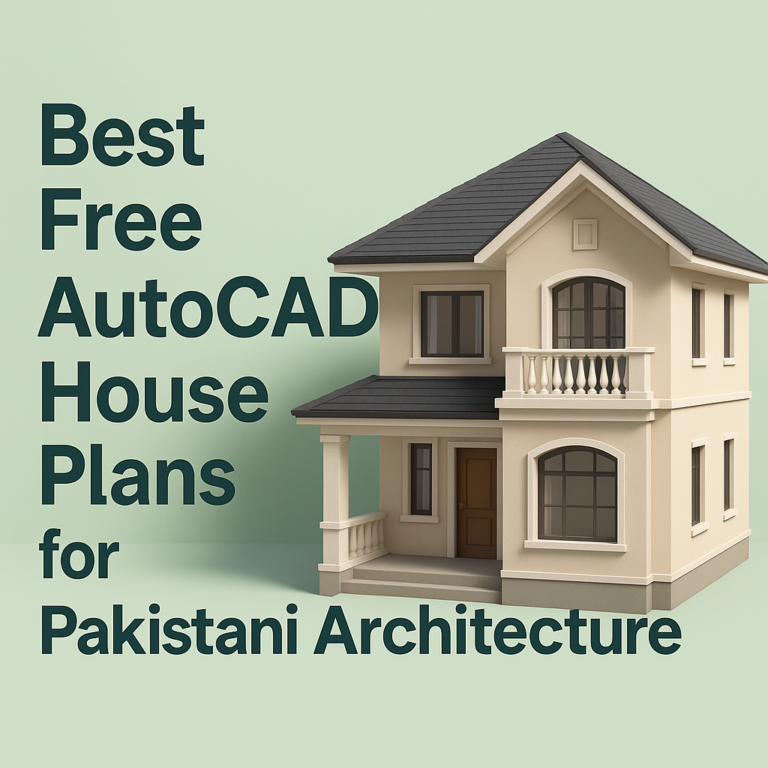 Best Free AutoCAD House Plans for Pakistani Architecture - CadReGen: